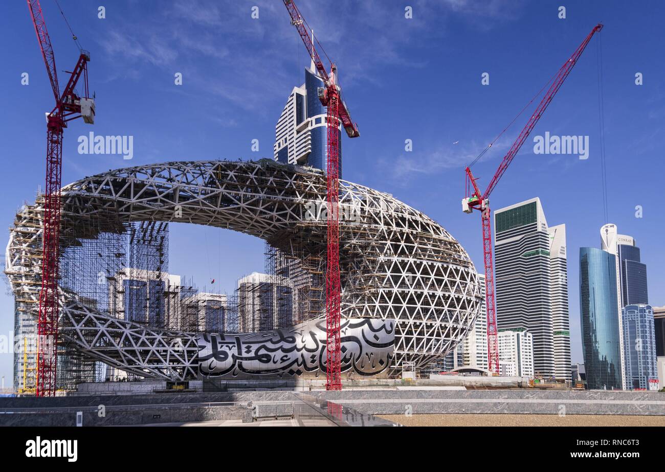 The Museum of the Future, which has been built in Dubai since 2015, has ...