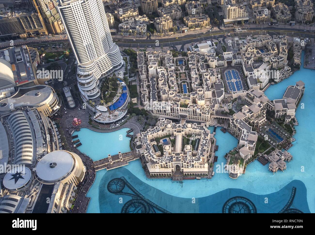 Downtown Dubai Viewing Platform Skyscraper High Resolution Stock ...
