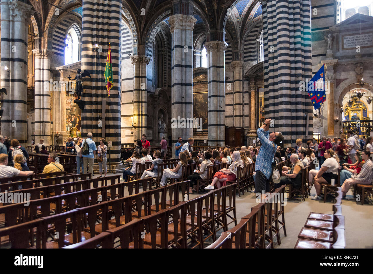 Siena cathedral inside hi-res stock photography and images - Alamy