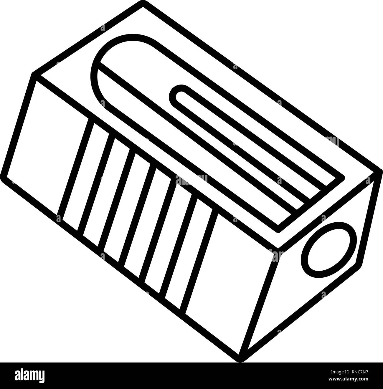 Classic sharpener icon, outline style Stock Vector Image & Art - Alamy