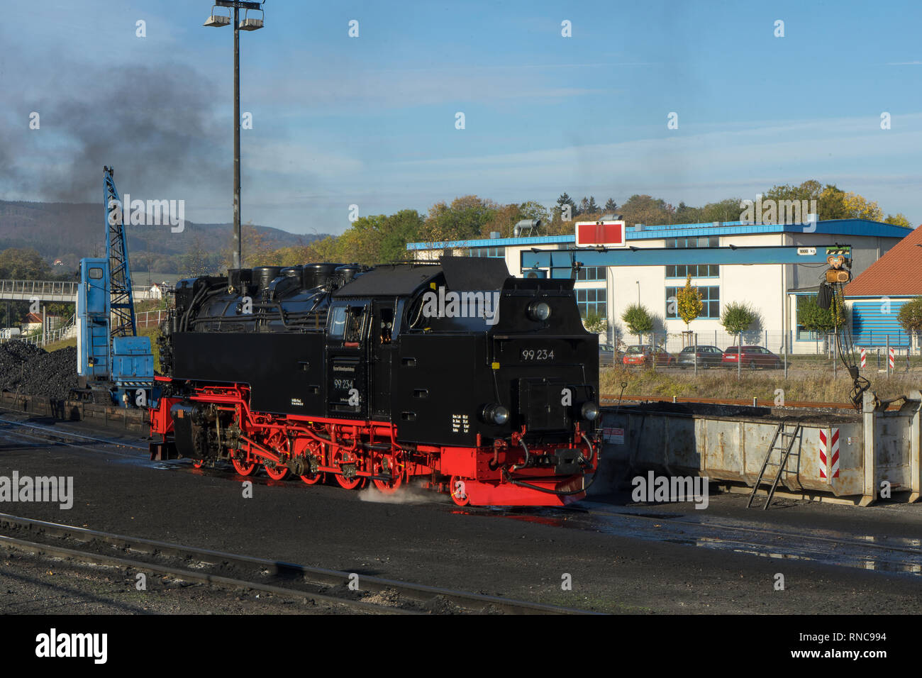 Steam engine train in Harz, Germany Stock Photo - Alamy