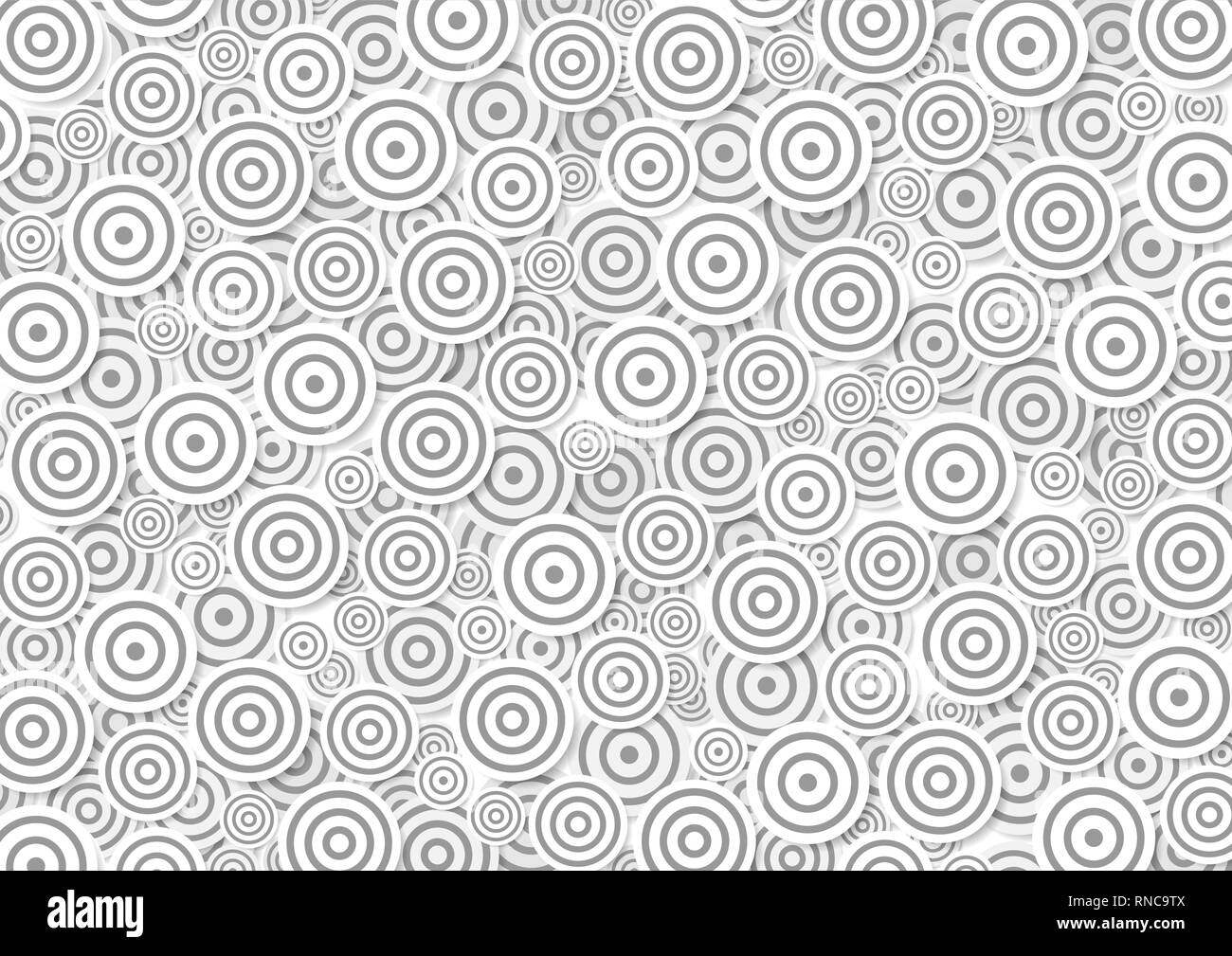 Grayscale Seamless Circle Background Stock Vector Image & Art - Alamy