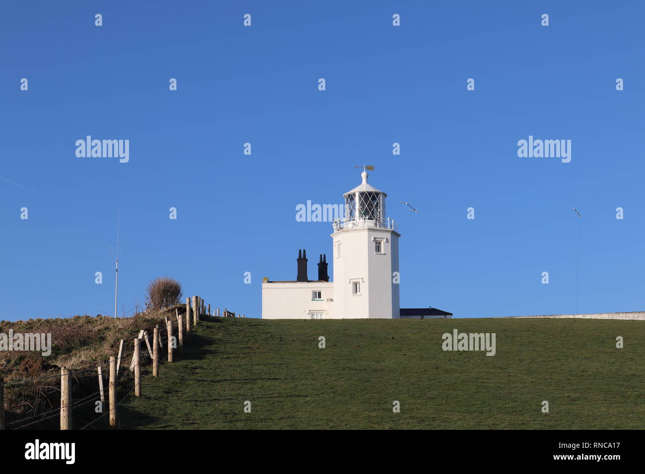 Lizard Lighthouse Cornwall Stock Photo - Alamy