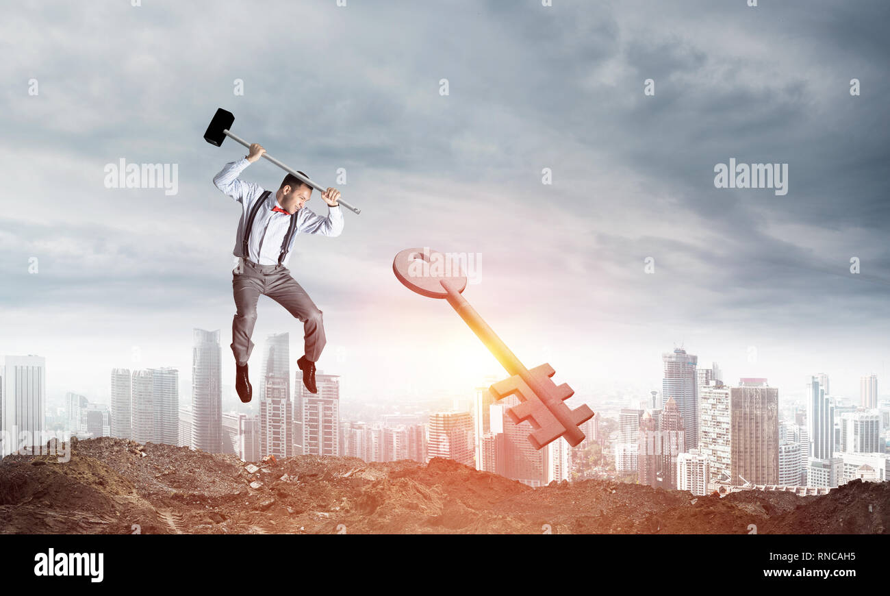 Concept of crashing safety borders Stock Photo - Alamy