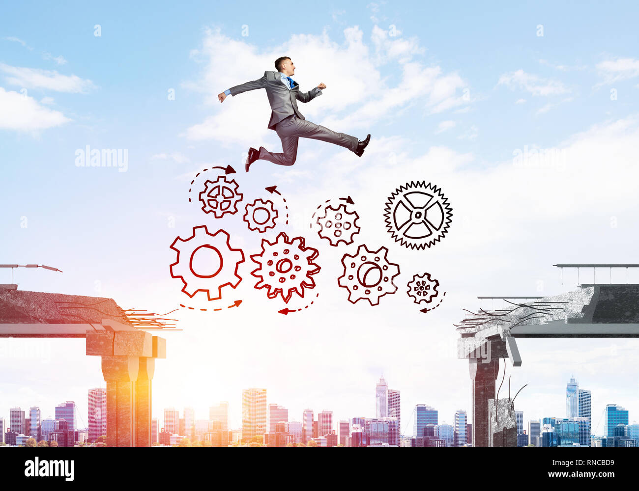 Problem and difficulties overcoming concept Stock Photo - Alamy
