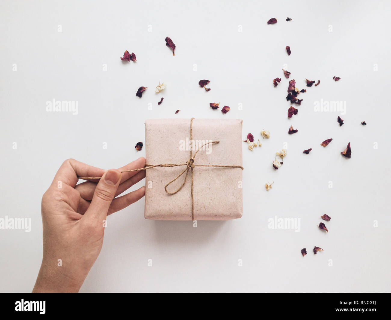 Unpacking gift hi-res stock photography and images - Alamy