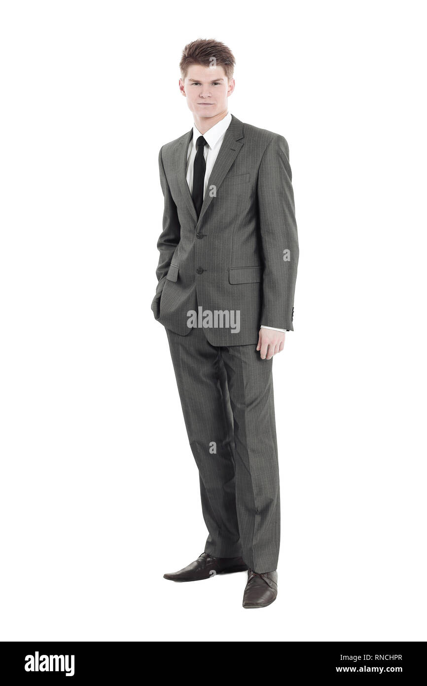 in full growth.portrait of a young professional Stock Photo - Alamy