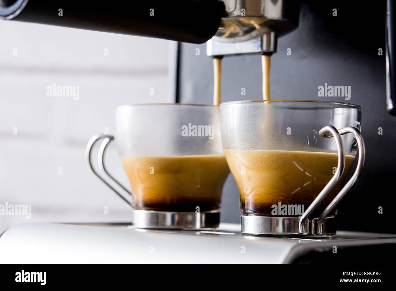 Coffee espresso machine set hi-res stock photography and images - Alamy