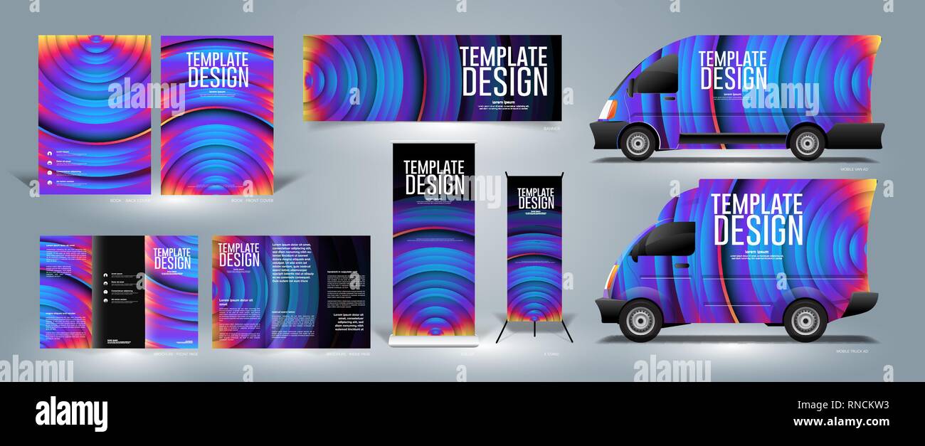 Abstract Template Design Stock Vector Image & Art - Alamy