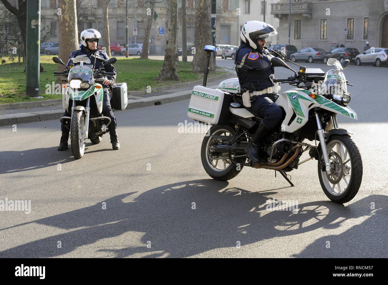 Italian Police Motorcycle High Resolution Stock Photography and Images ...