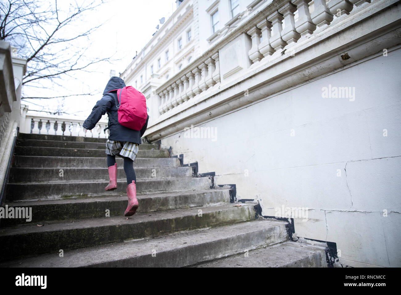 Running up steps school hi-res stock photography and images - Alamy