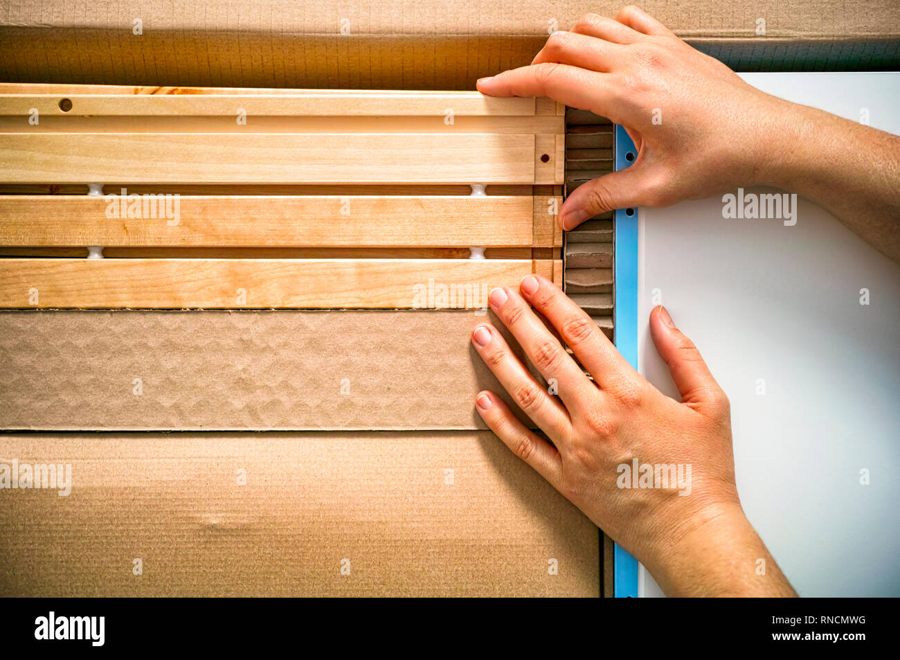 Cardboard plank hi-res stock photography and images - Alamy
