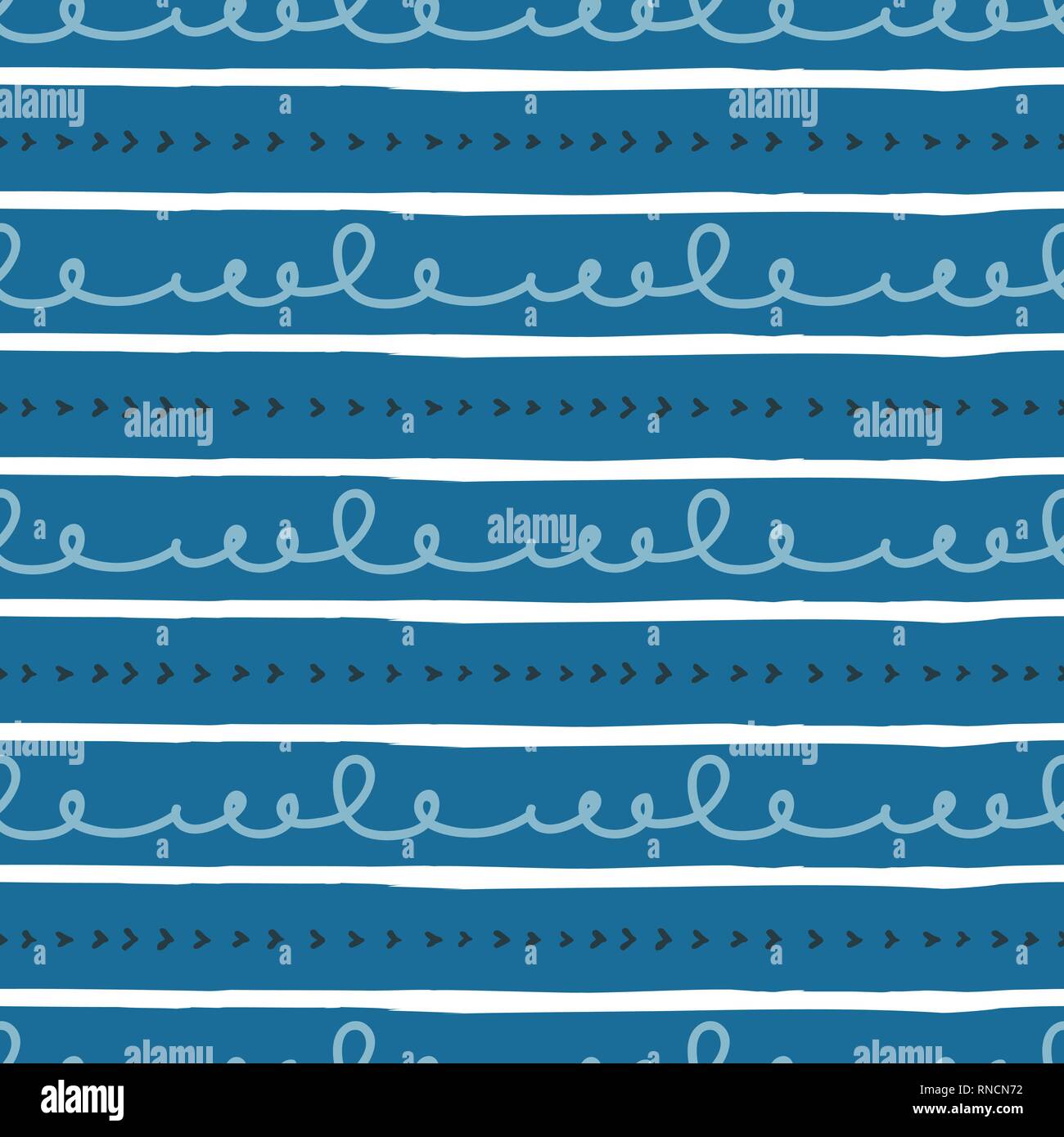 Vector Hand drawn doodle line repeat seamless pattern. Pencil scribble ...