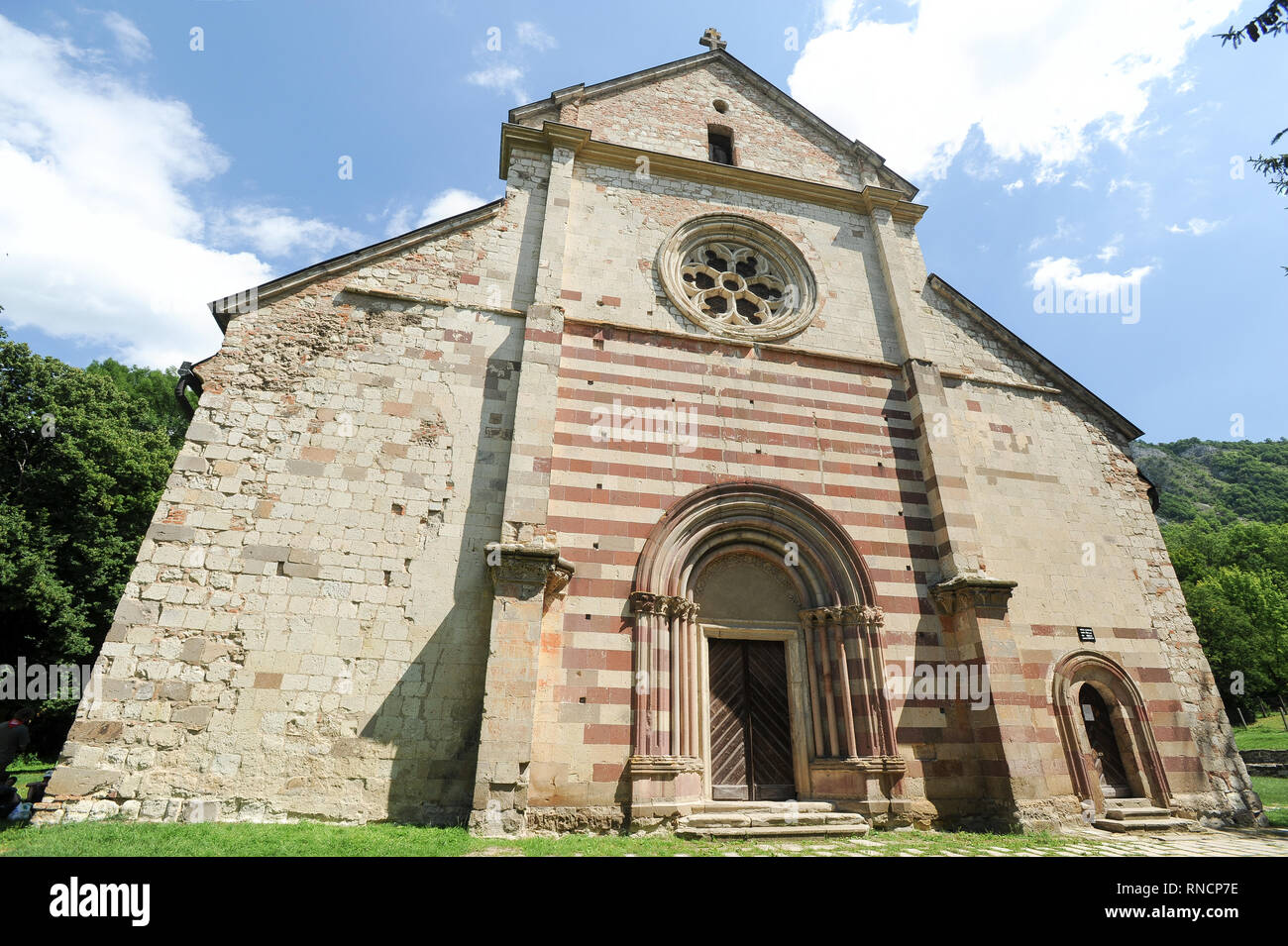 Romanesque Cisztercita apatsag (Cistercian abbey) built after 1232 in ...