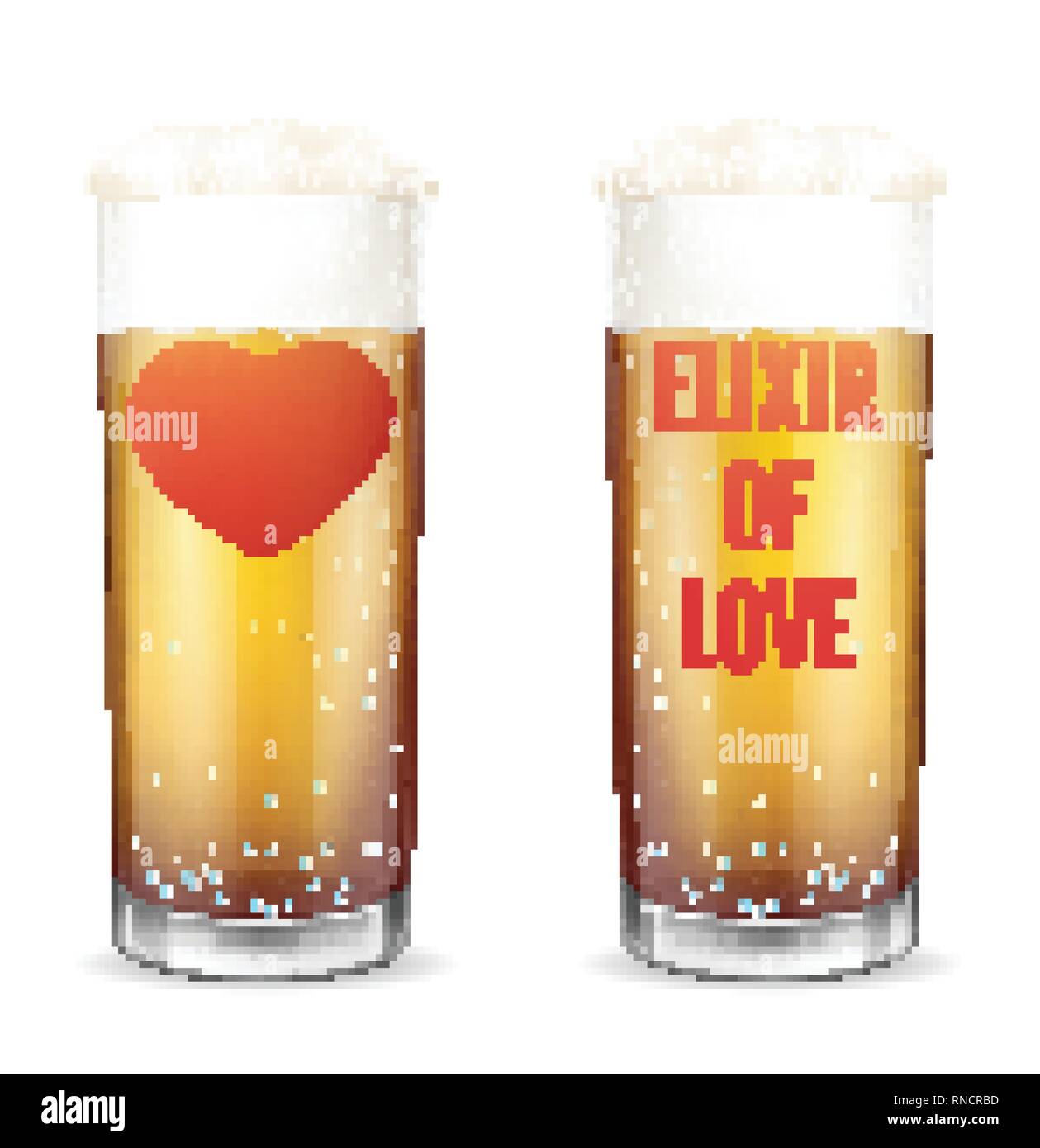 Elixir of love Stock Vector Images - Alamy
