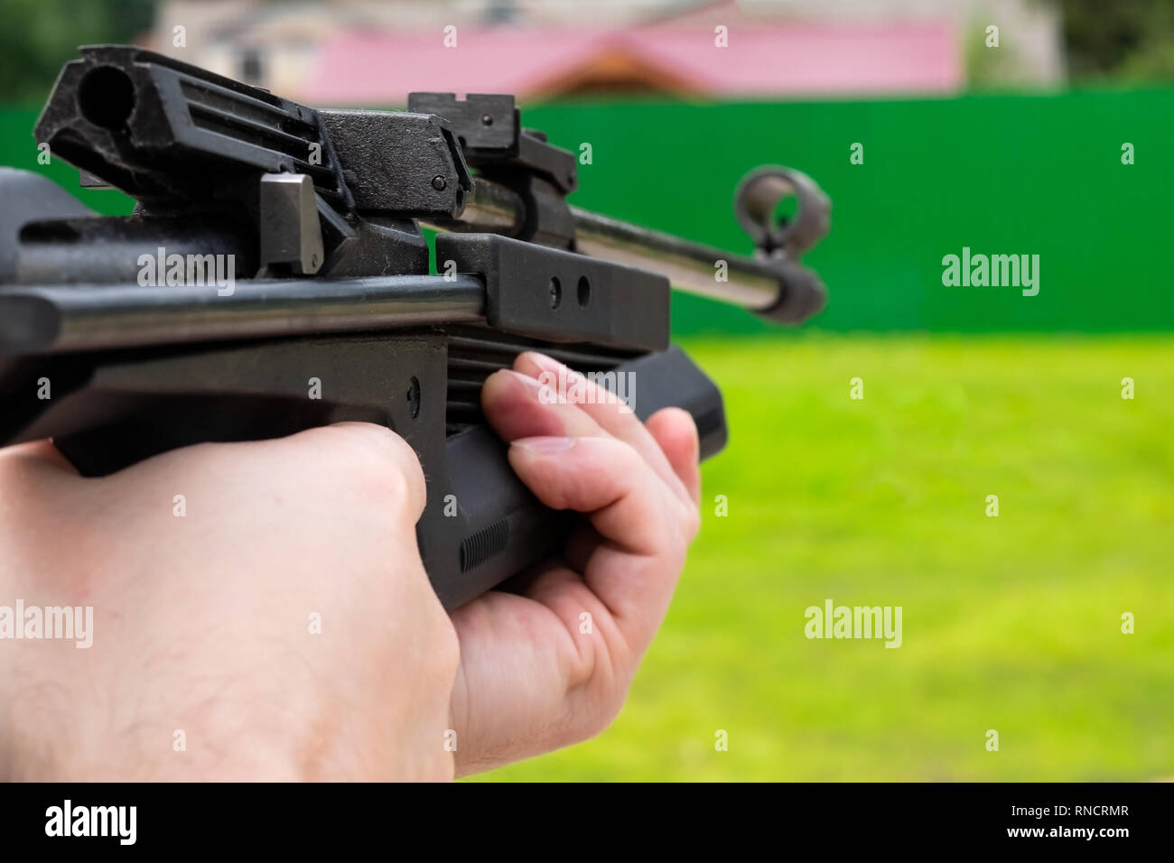 Pneumatic pistol hi-res stock photography and images - Alamy