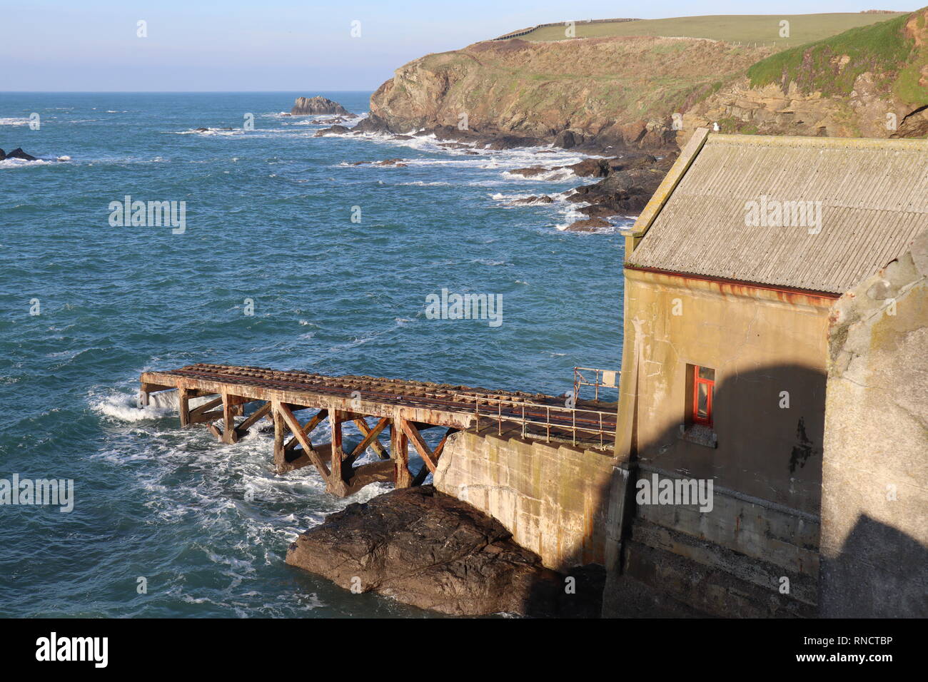 Derelict lifeboat station hi-res stock photography and images - Alamy
