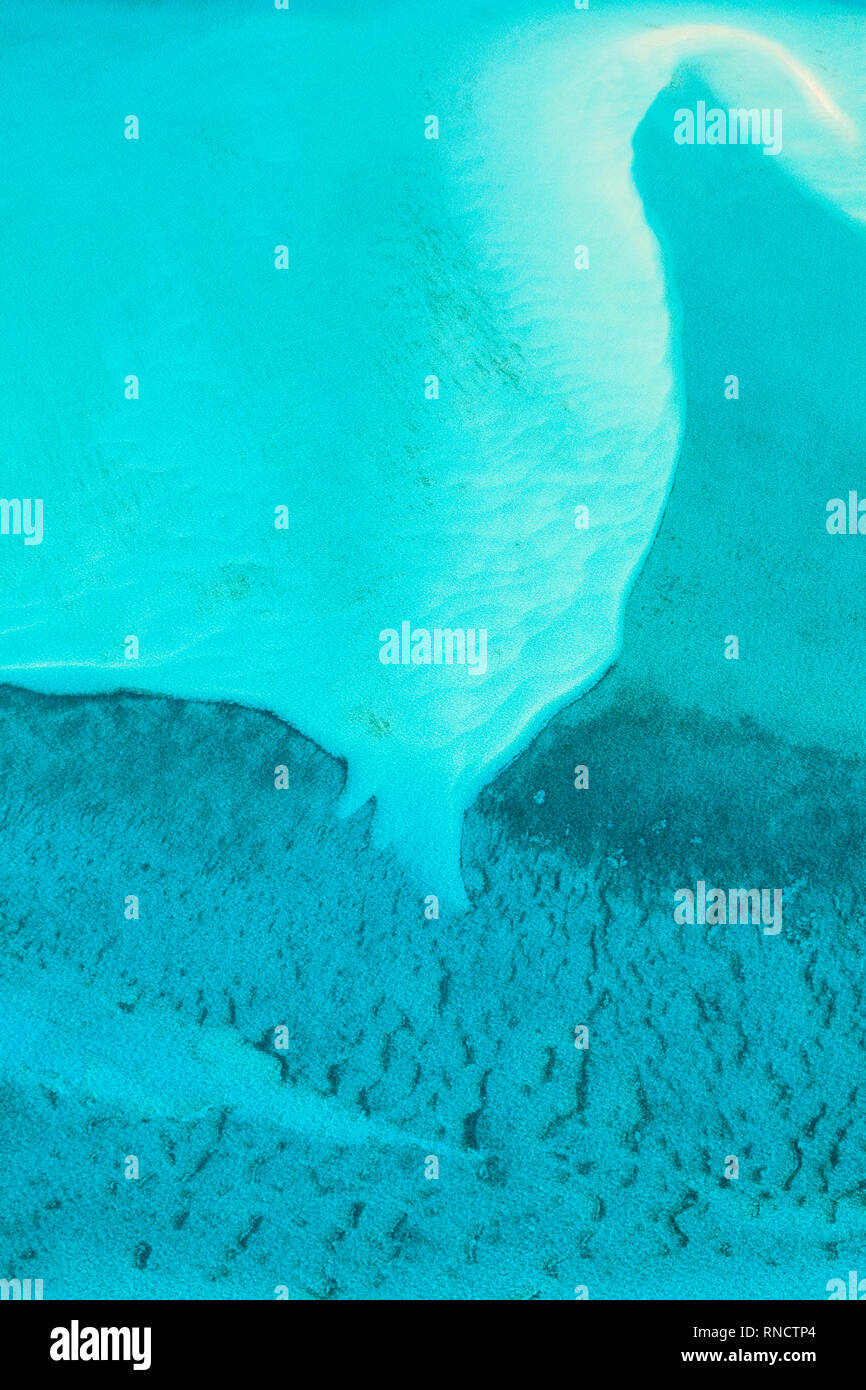 Aerial view, Exuma, Bahamas, America Stock Photo - Alamy