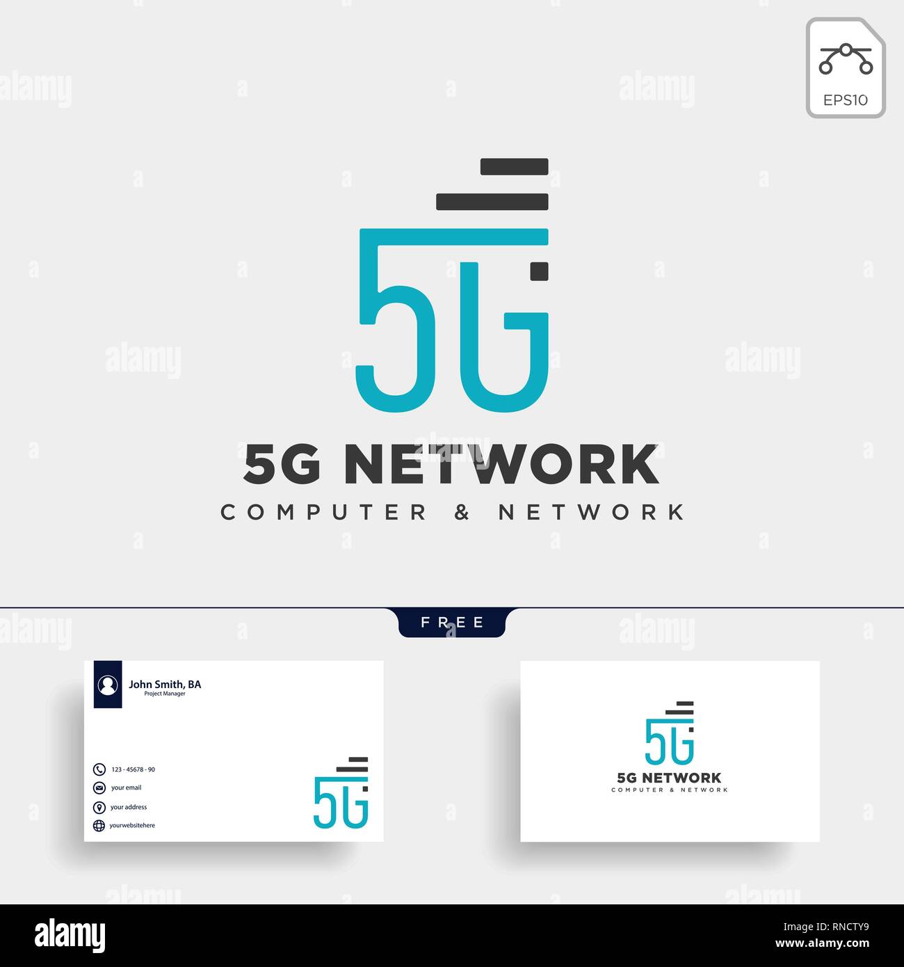 4g network creative logo template vector illustration icon element ...