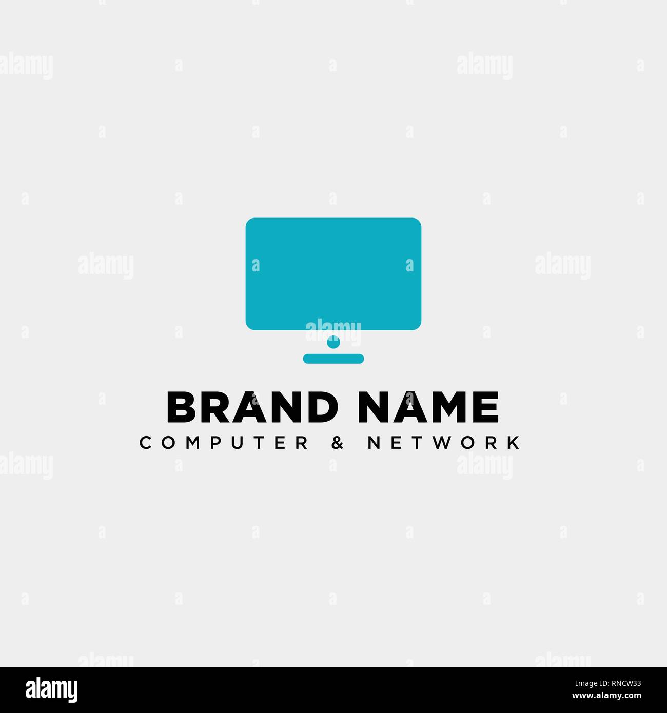 monitor digital technology logo template vector illustration icon ...