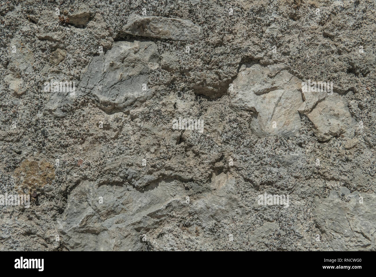 Gray stone, granite texture closeup. Rock wall background, building ...