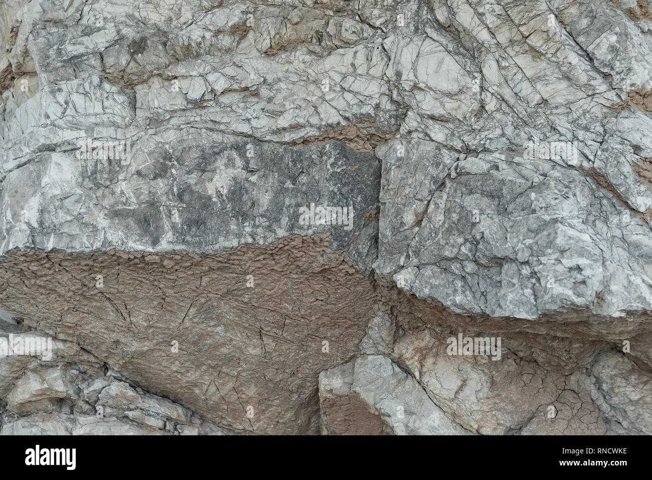 Gray stone, granite texture closeup. Rock wall background, building ...