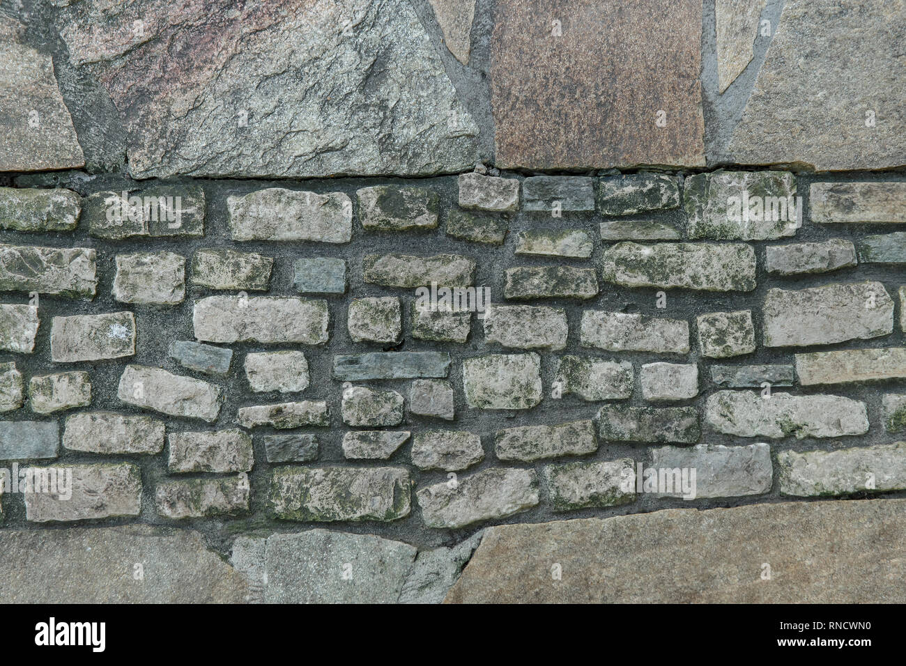 Flat stone bricks and rocky blocks ornate wall texture, stone surface ...