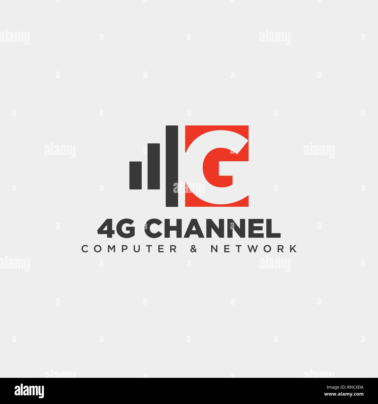 4g network creative logo template vector illustration icon element ...