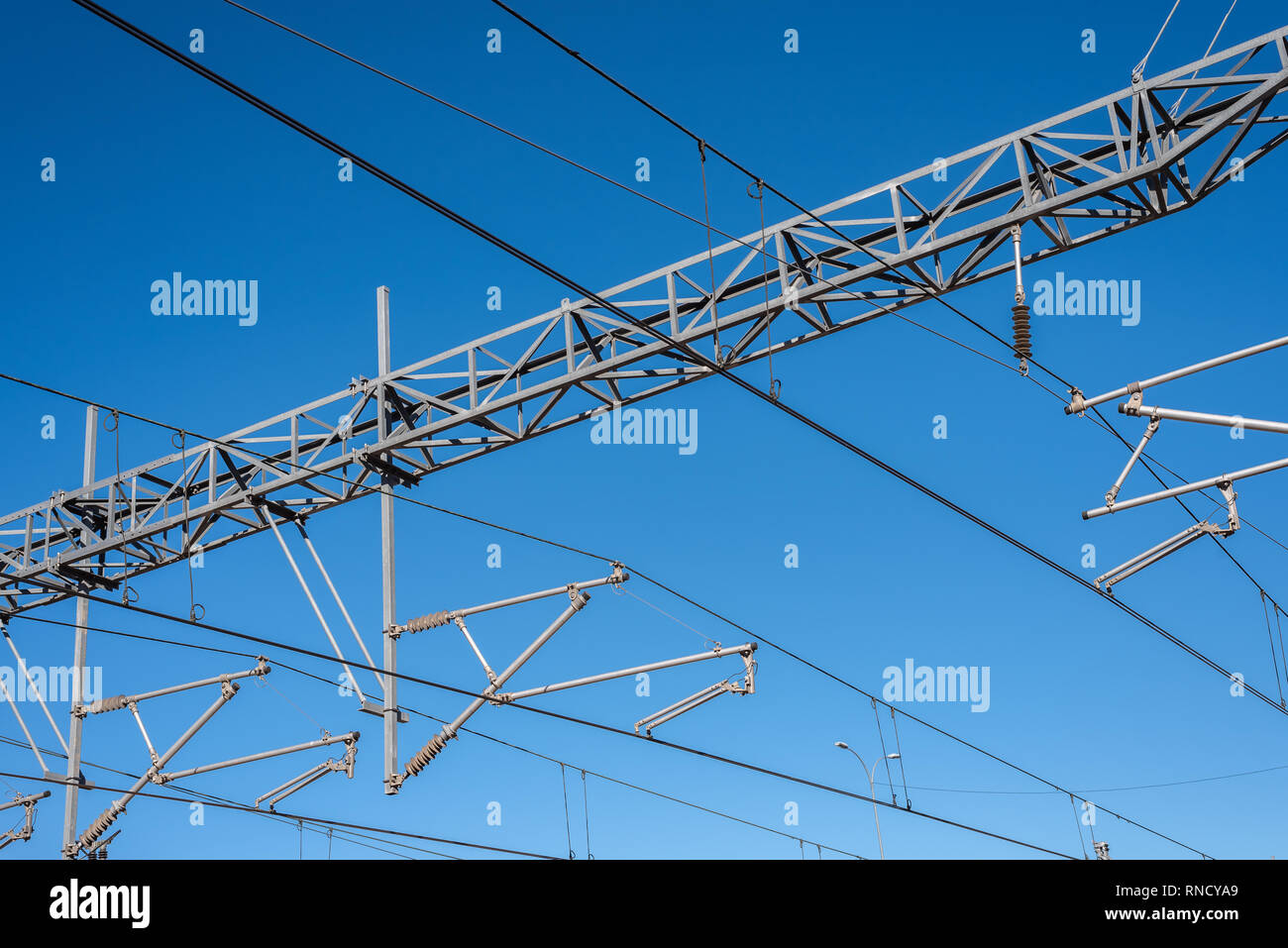 Catenary Power Pole High Resolution Stock Photography and Images - Alamy