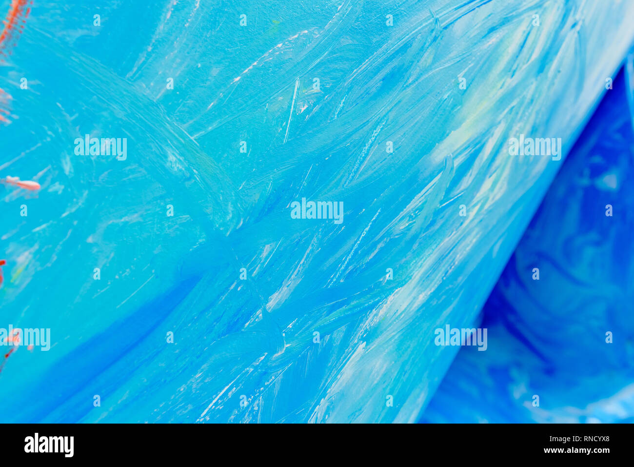 Detail of brush strokes of random colors to use as background and ...