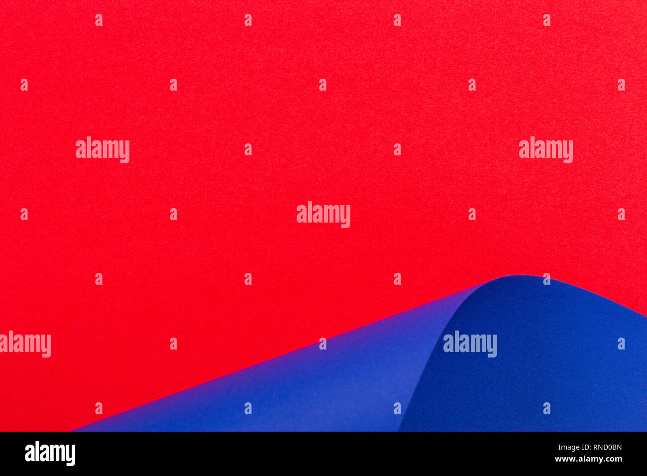 Abstract colorful background. Red and blue color paper in geometric ...