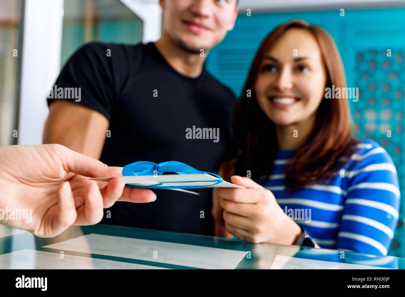 Reception registration hi-res stock photography and images - Alamy