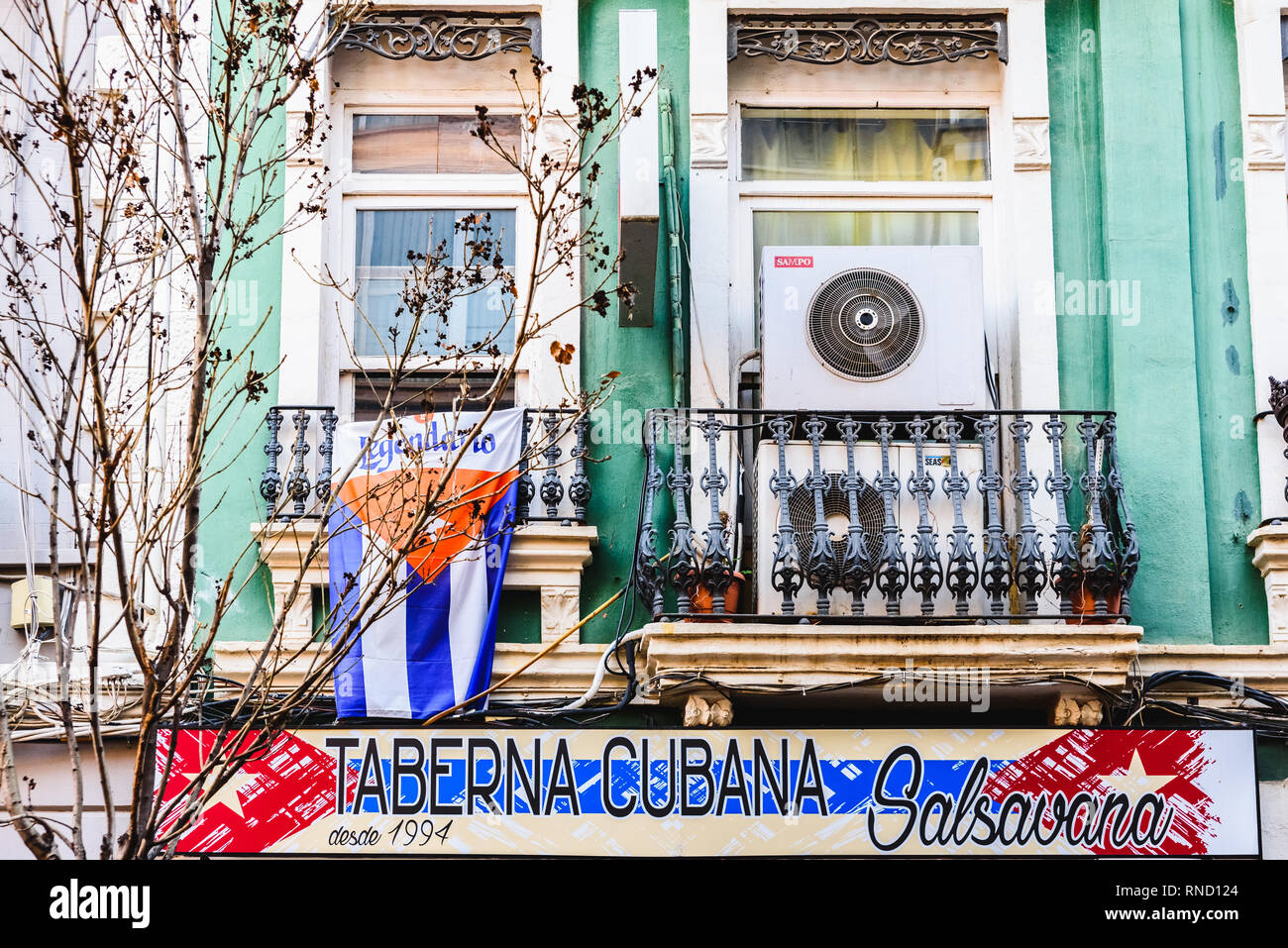 Havana, Cuba - February 1, 2019: Typical Cuban tavern to taste liquors ...