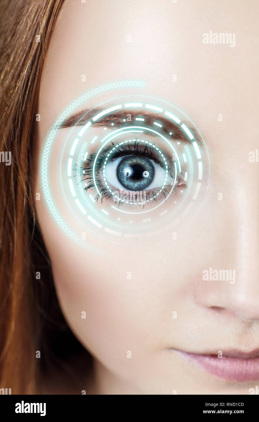 Process of eye scanning hi-res stock photography and images - Alamy