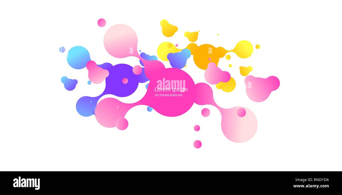 Abstract form of fluid. Liquid design. Liquid dynamic background for ...