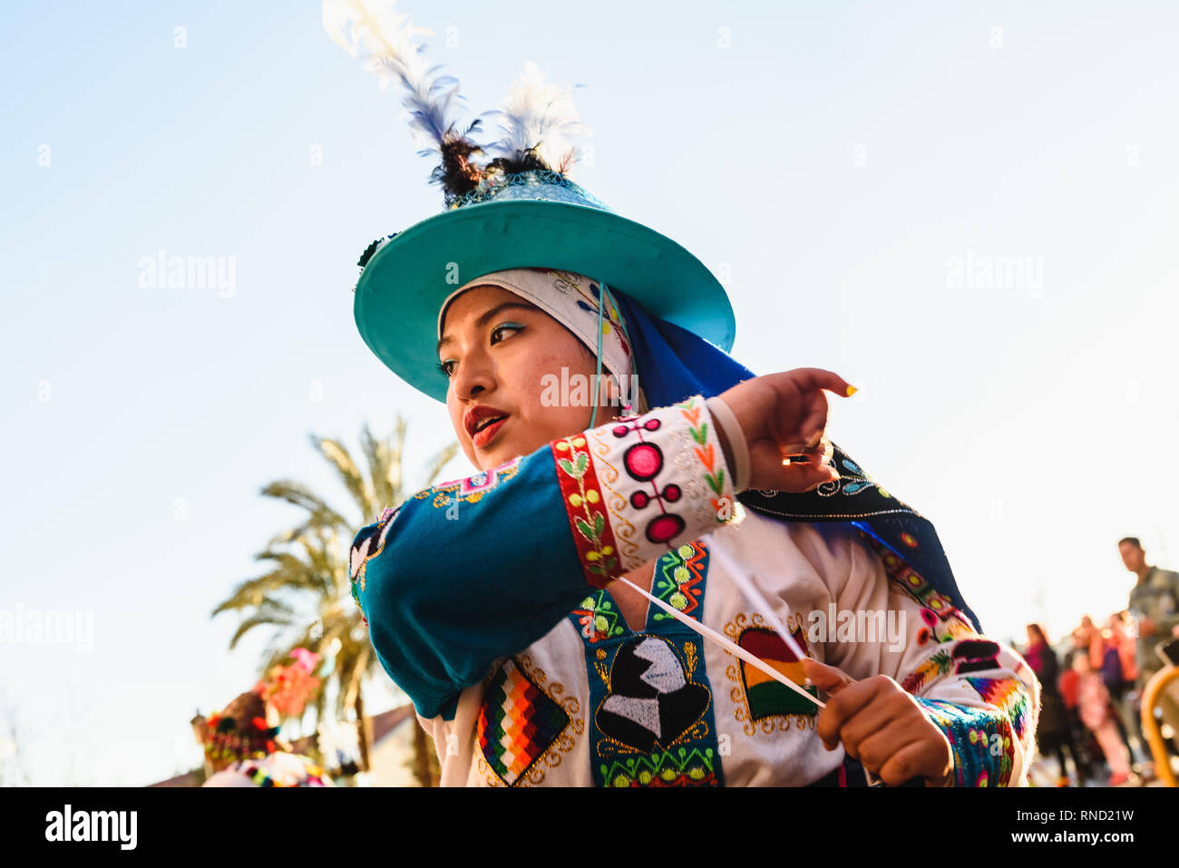 Colombian dance costume hi-res stock photography and images - Alamy