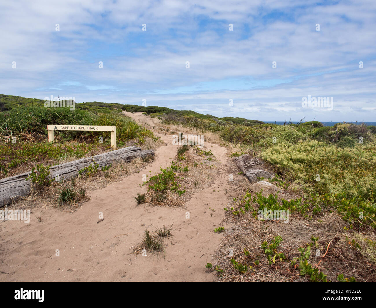 Cape to Cape Track, a popular hiking trail in the south-west of ...