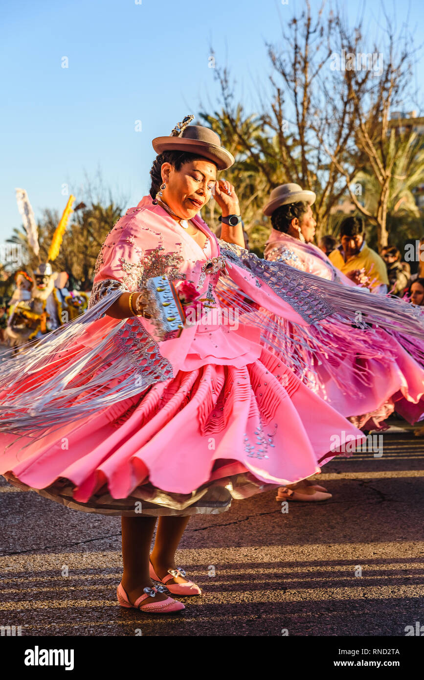 Bolivia flag parade hi-res stock photography and images - Alamy