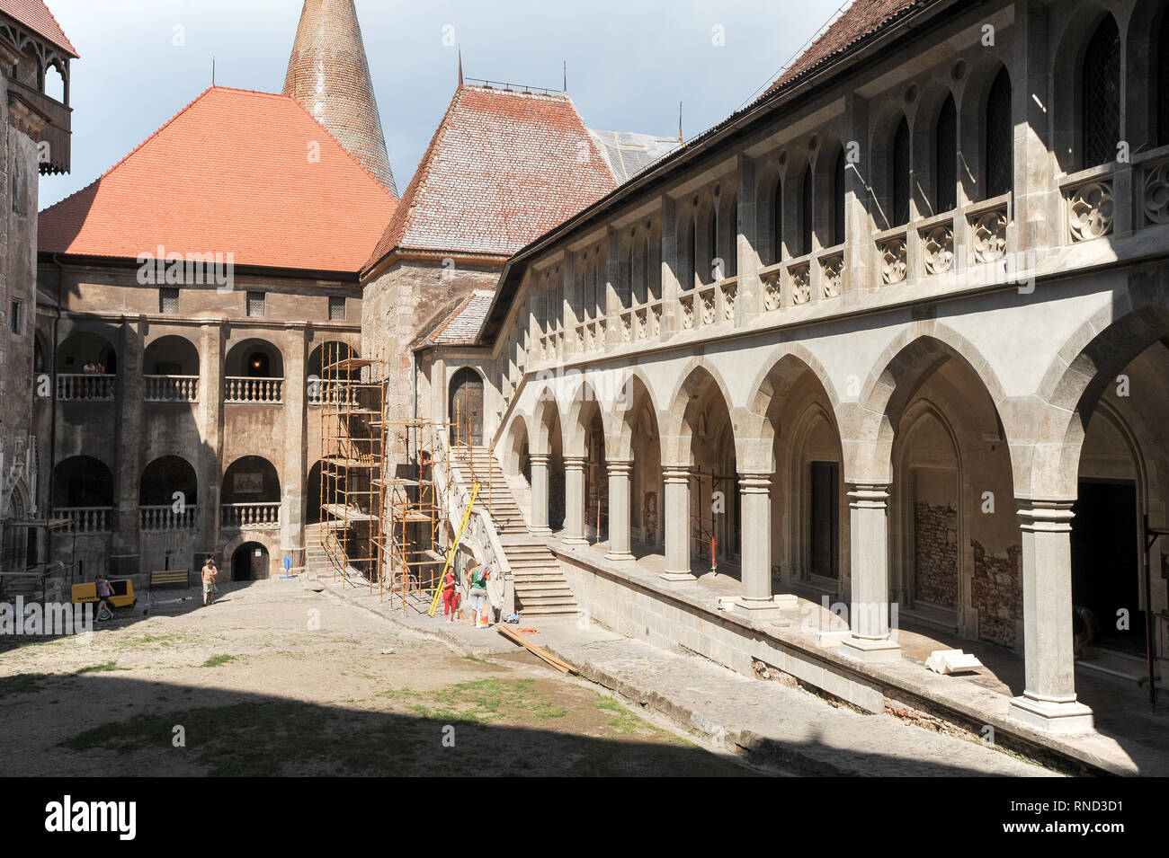 Gothic-Renaissance Castelul Corvinilor (Corvin Castle) built in XV ...
