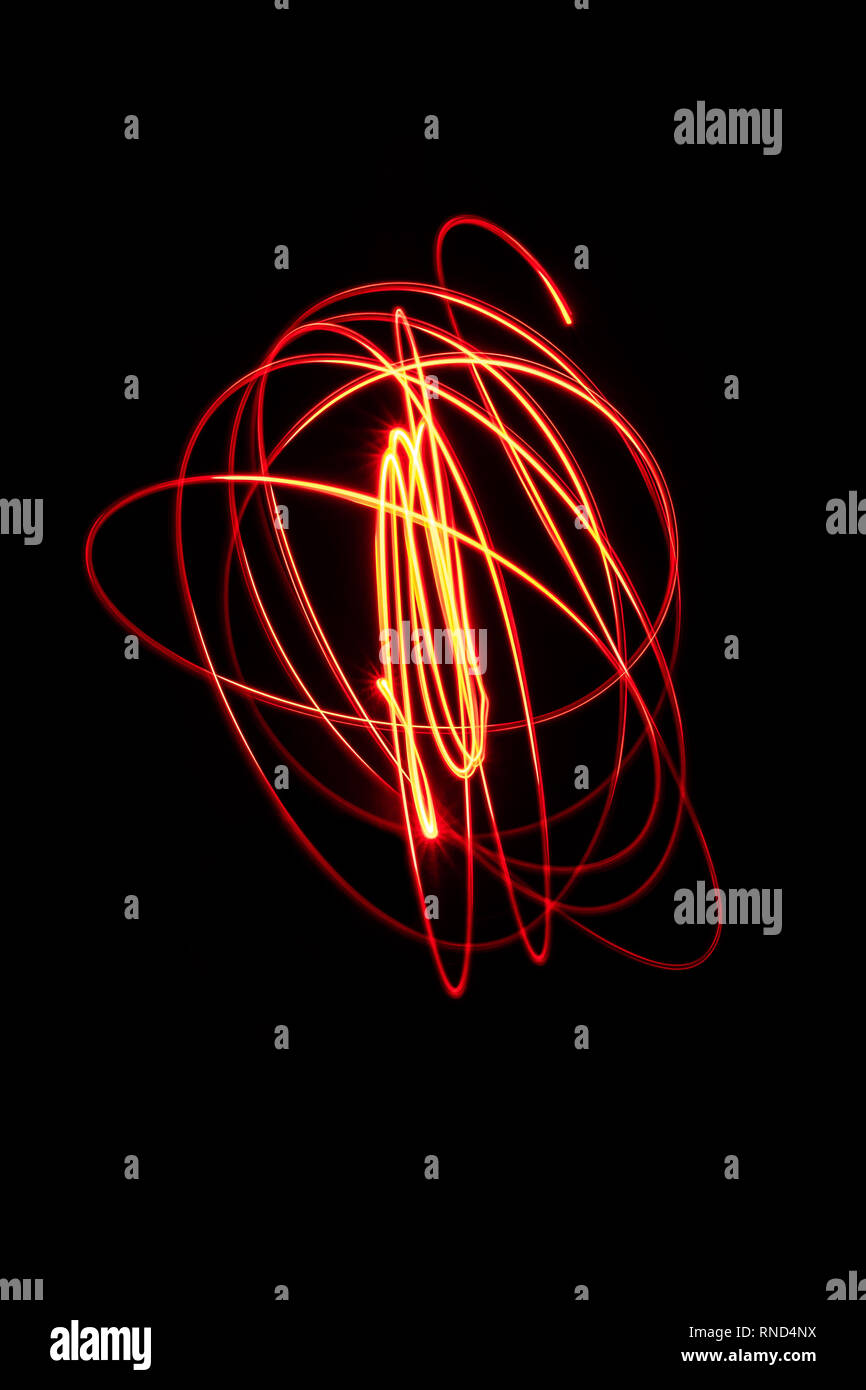 Abstract Light Trails Stock Photo - Alamy