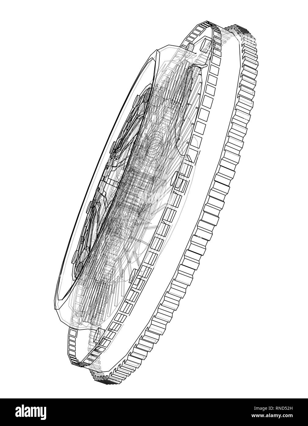 Sketch of clutch basket for the car Stock Vector Image & Art - Alamy