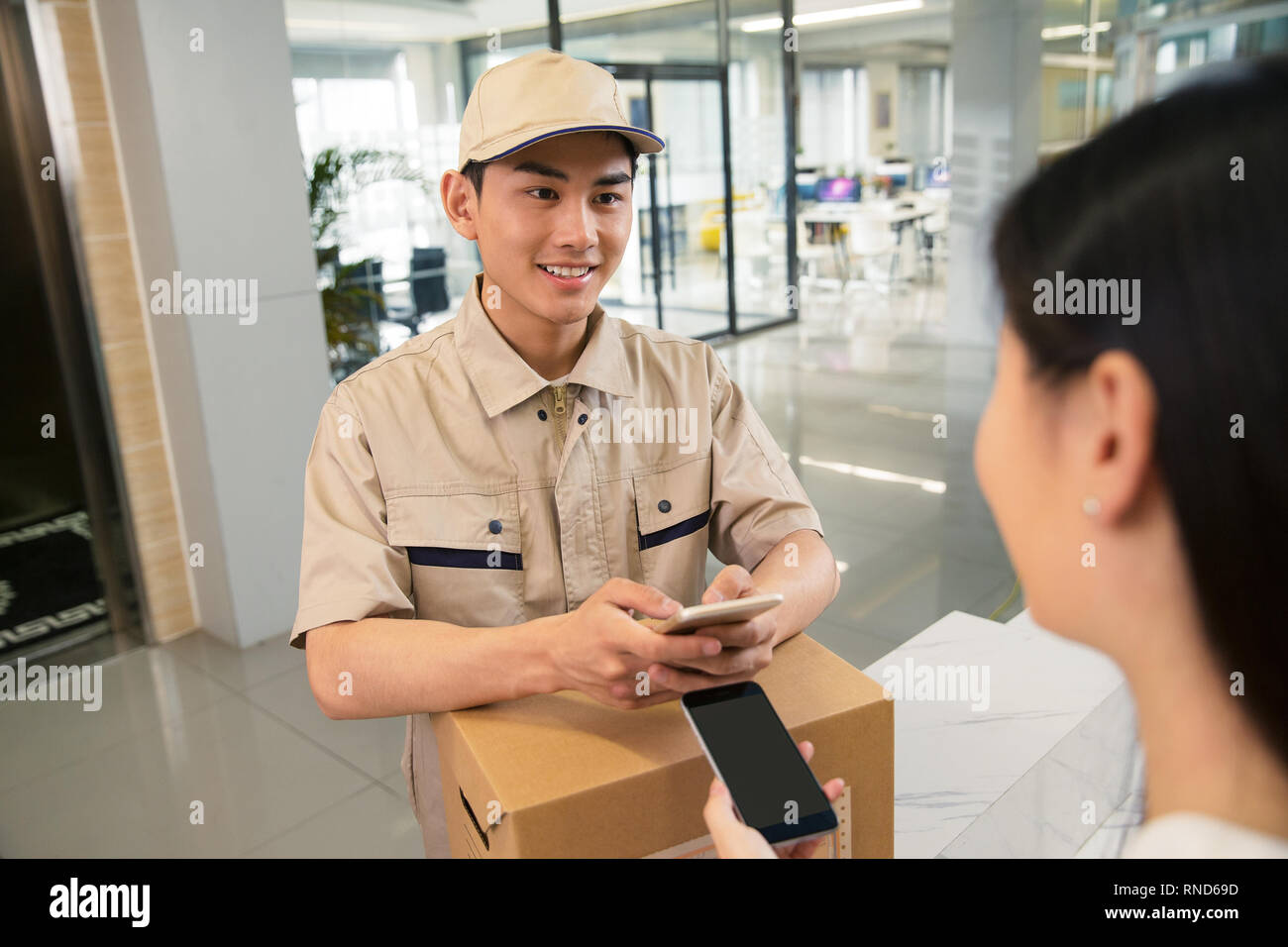 Business receptionist men 30 years hi-res stock photography and images ...