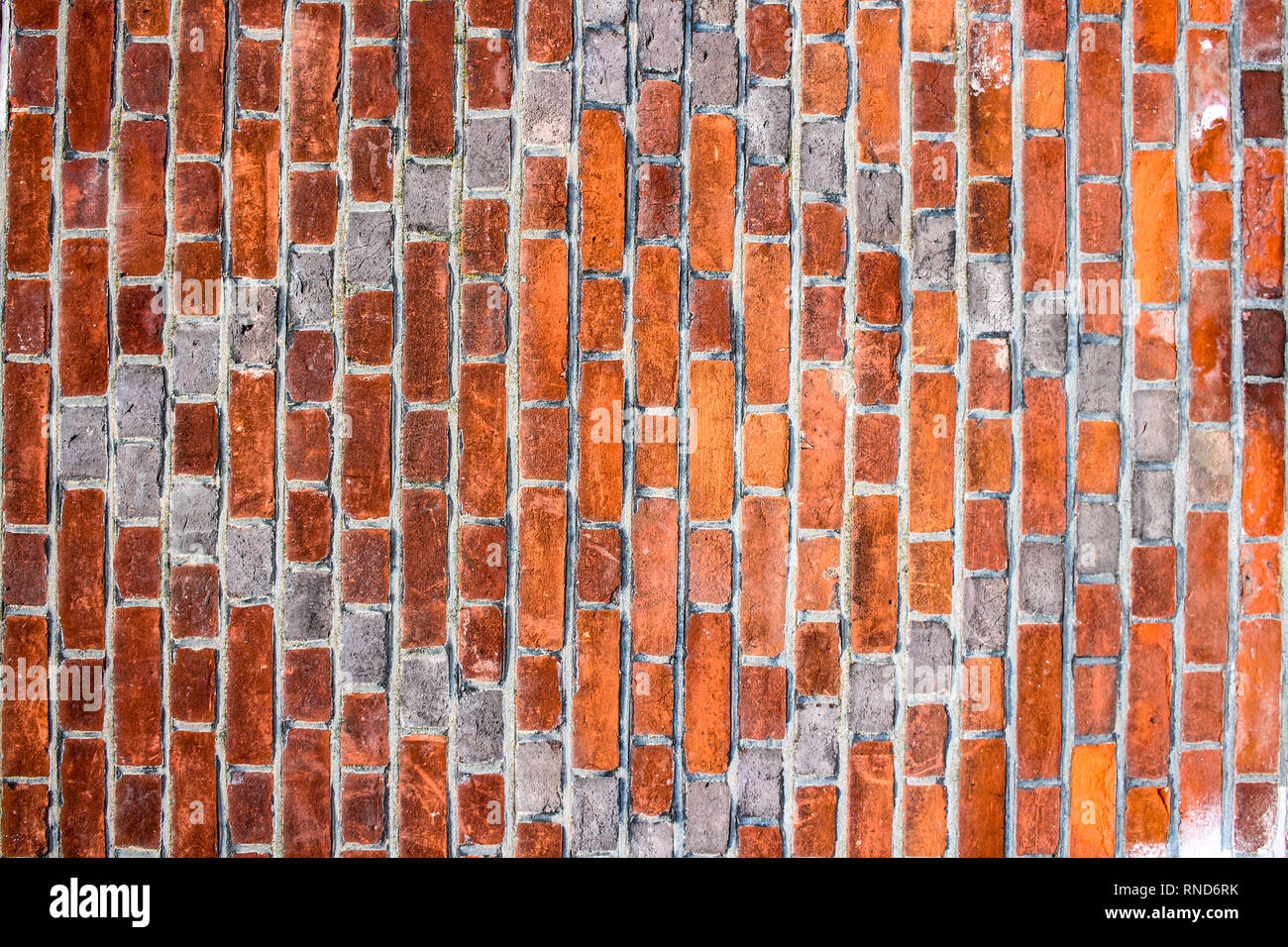 Vintage brick wall pattern background Stock Photo - Alamy