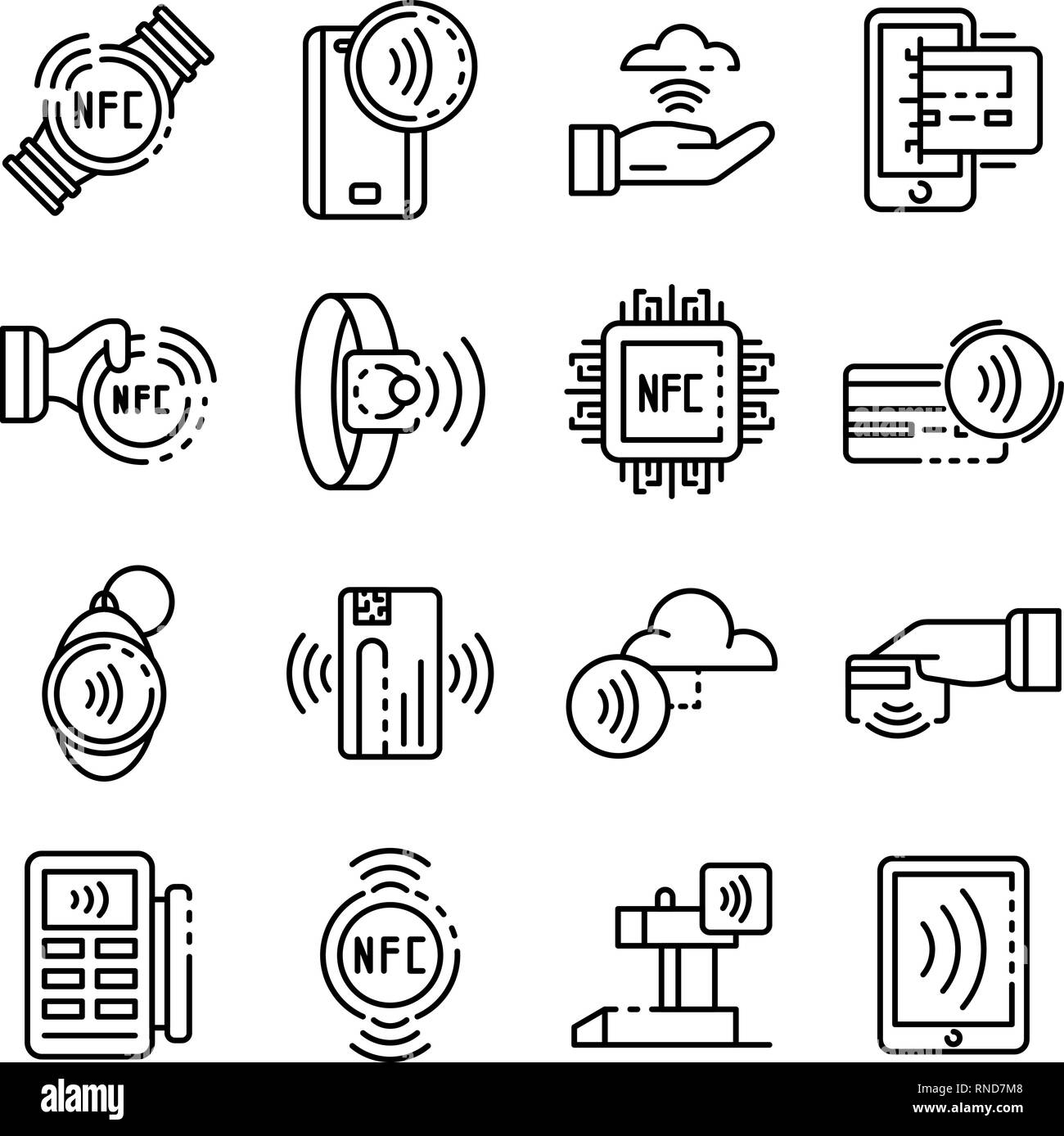 Smart watch nfc Black and White Stock Photos & Images - Alamy