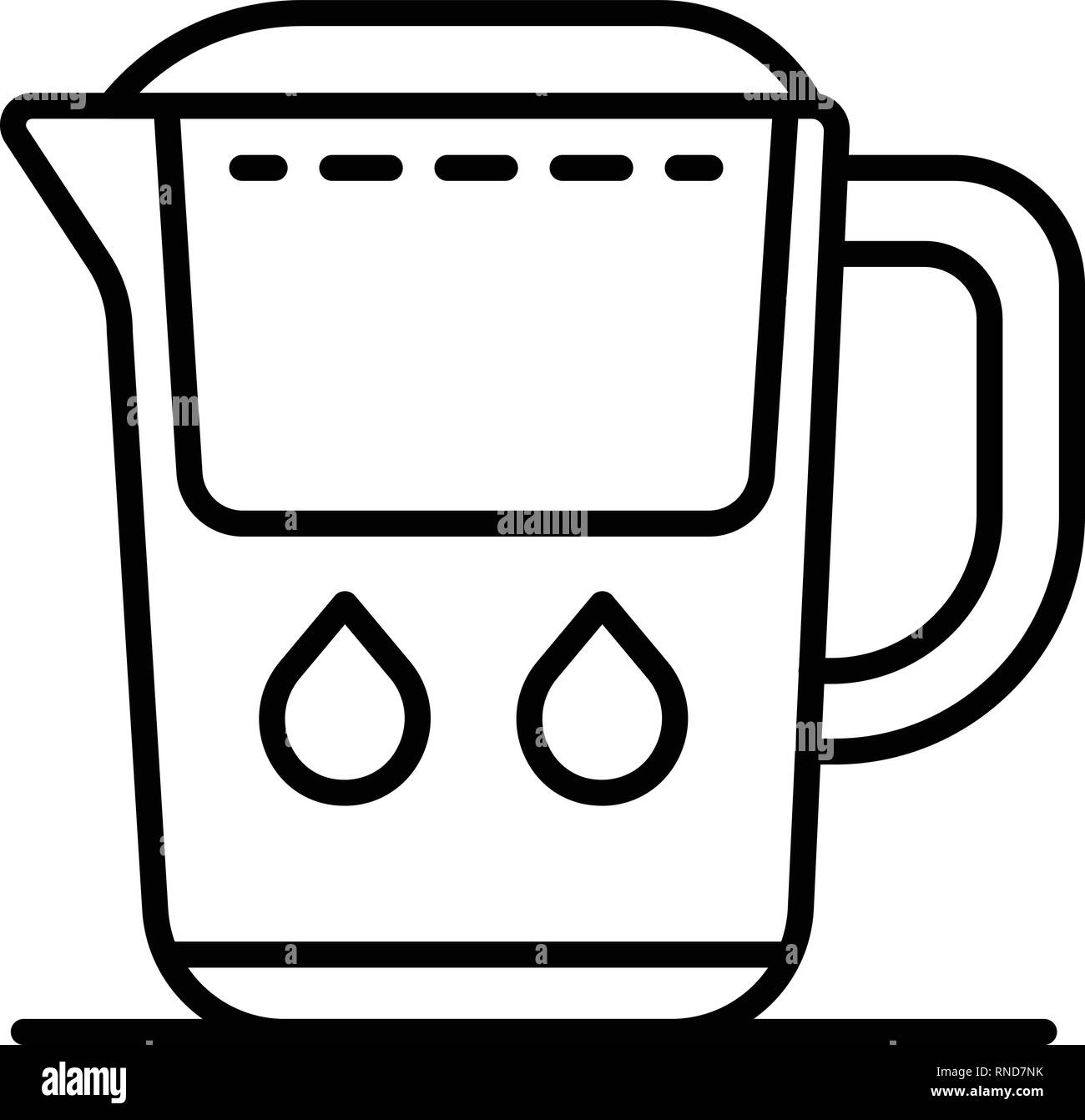 Water jug icon, outline style Stock Vector Image & Art - Alamy