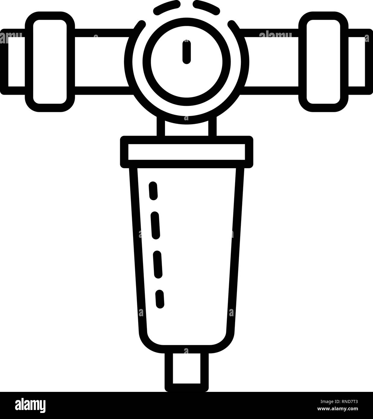 House water filter icon, outline style Stock Vector Image & Art - Alamy