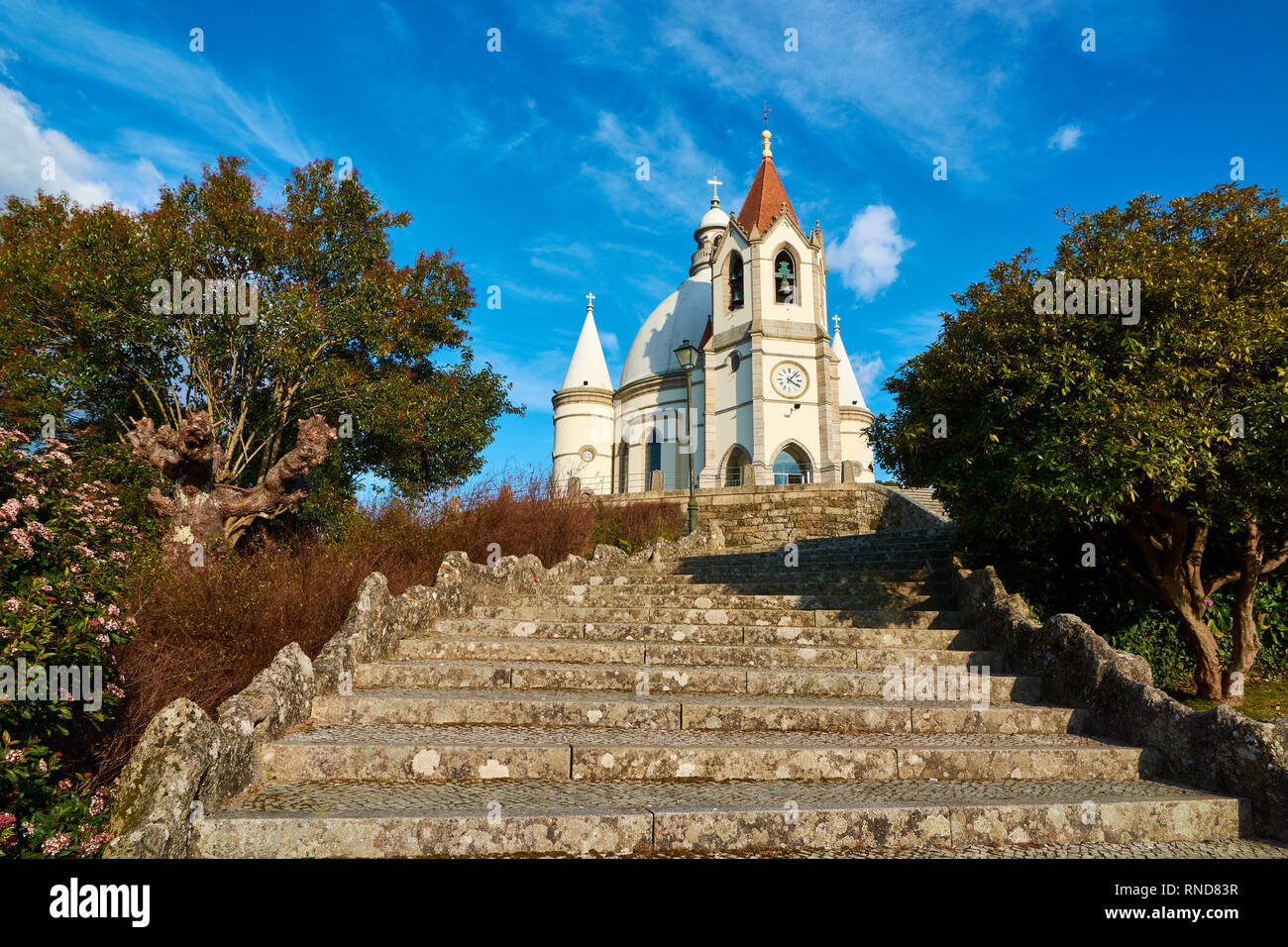 Penafiel, Portugal - February 05, 2015: Sameiro sanctuary in Penafiel ...