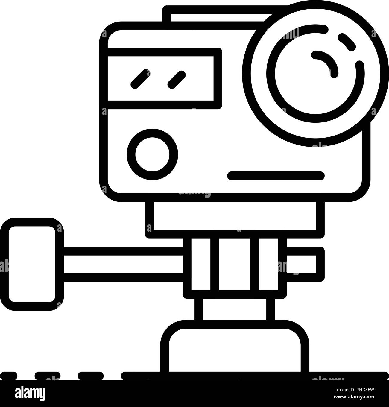 Action underwater camera icon, outline style Stock Vector Image & Art ...