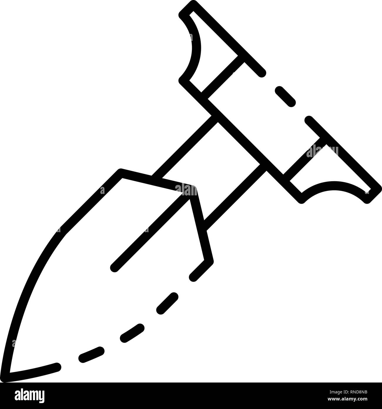 Diving knife tool icon, outline style Stock Vector Image & Art - Alamy