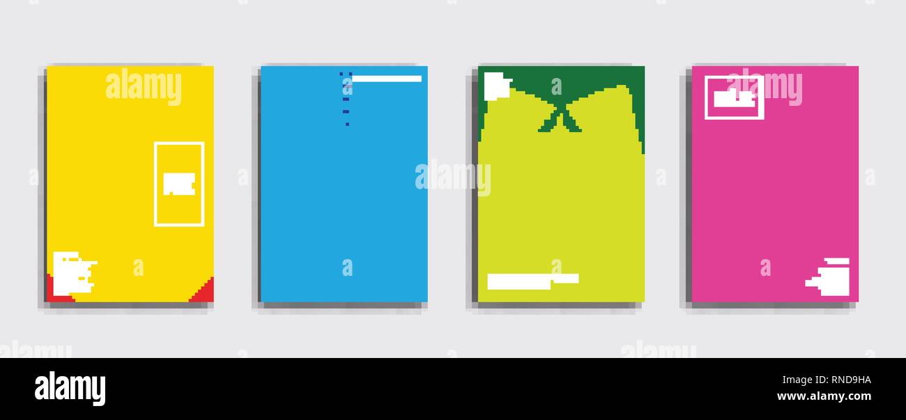 Minimal Vector cover designs. Future Poster template Stock Vector Image ...